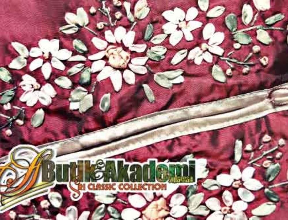 Corak Bunga Ros Adalah Kunci Dalam Menghasilkan Sulam Riben